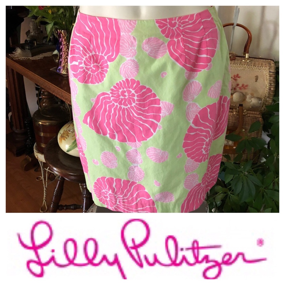 Vintage Lilly Pulitzer White Label Nautilus Shell Pri… - Gem